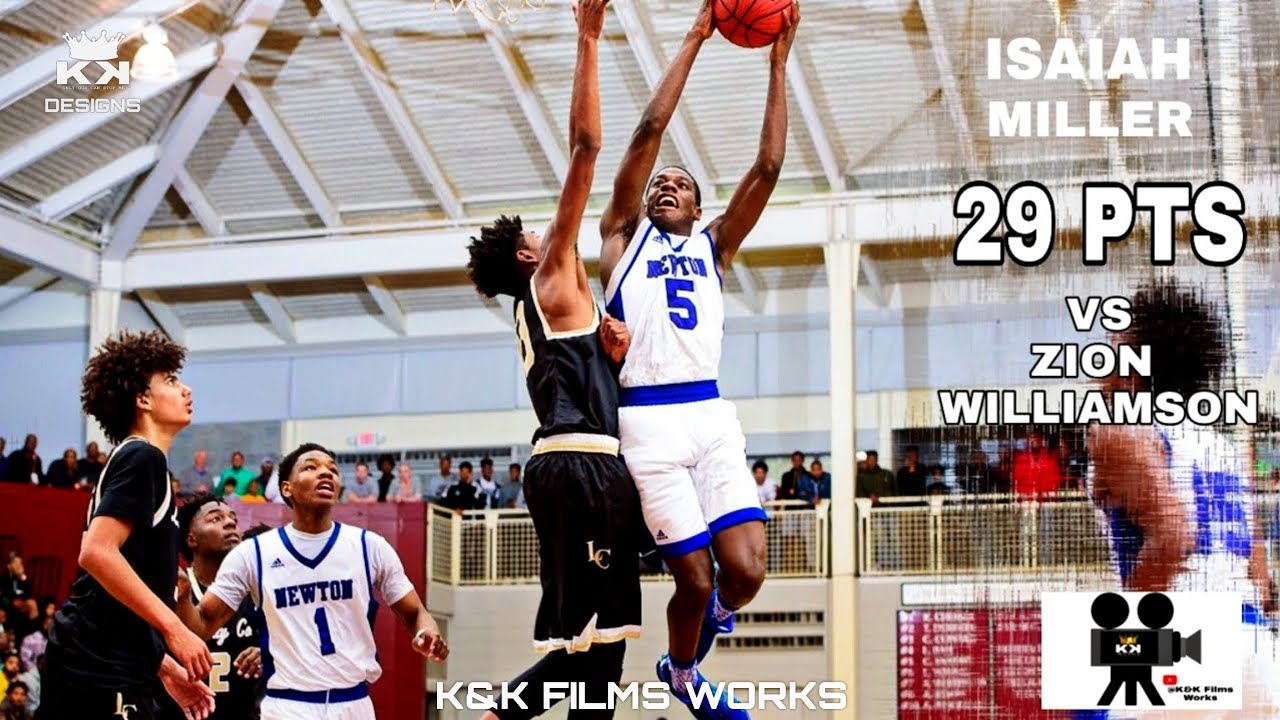 Isaiah Miller vs Zion Williamson Highlights vs. Spartanburg Day BCB MLK ...