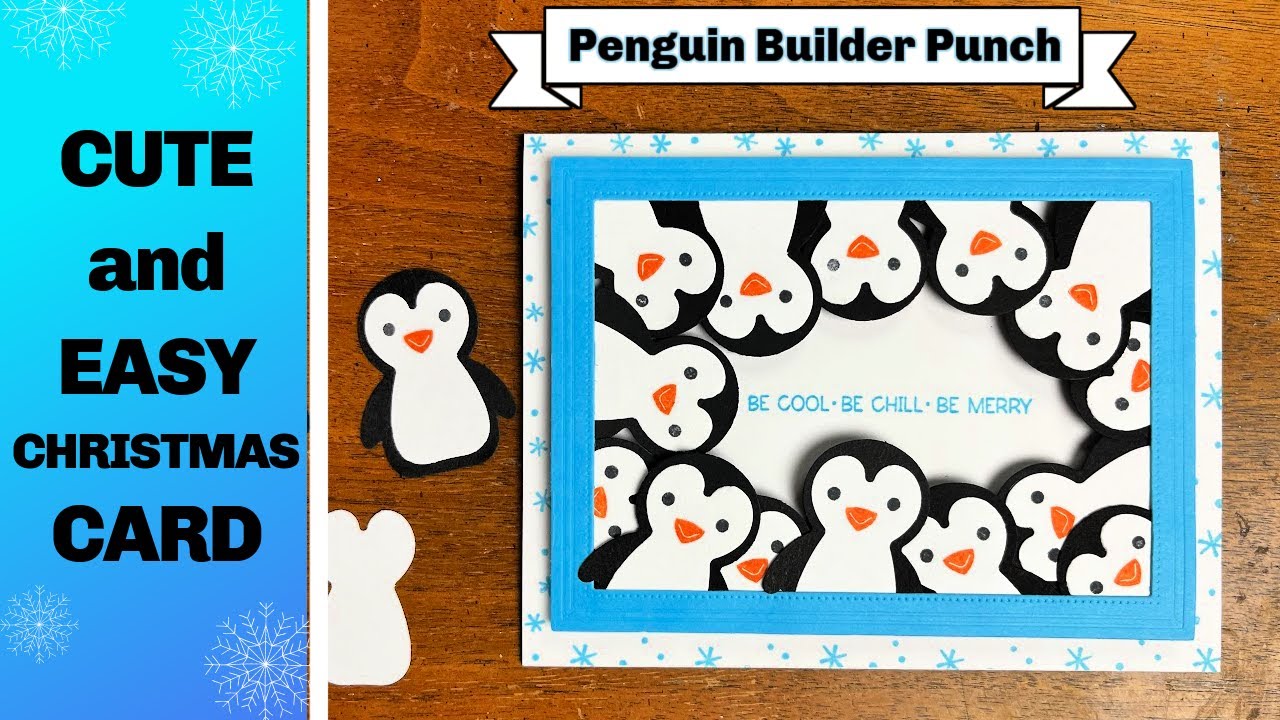 Make This Adorable Penguin Christmas Card in Minutes! - YouTube