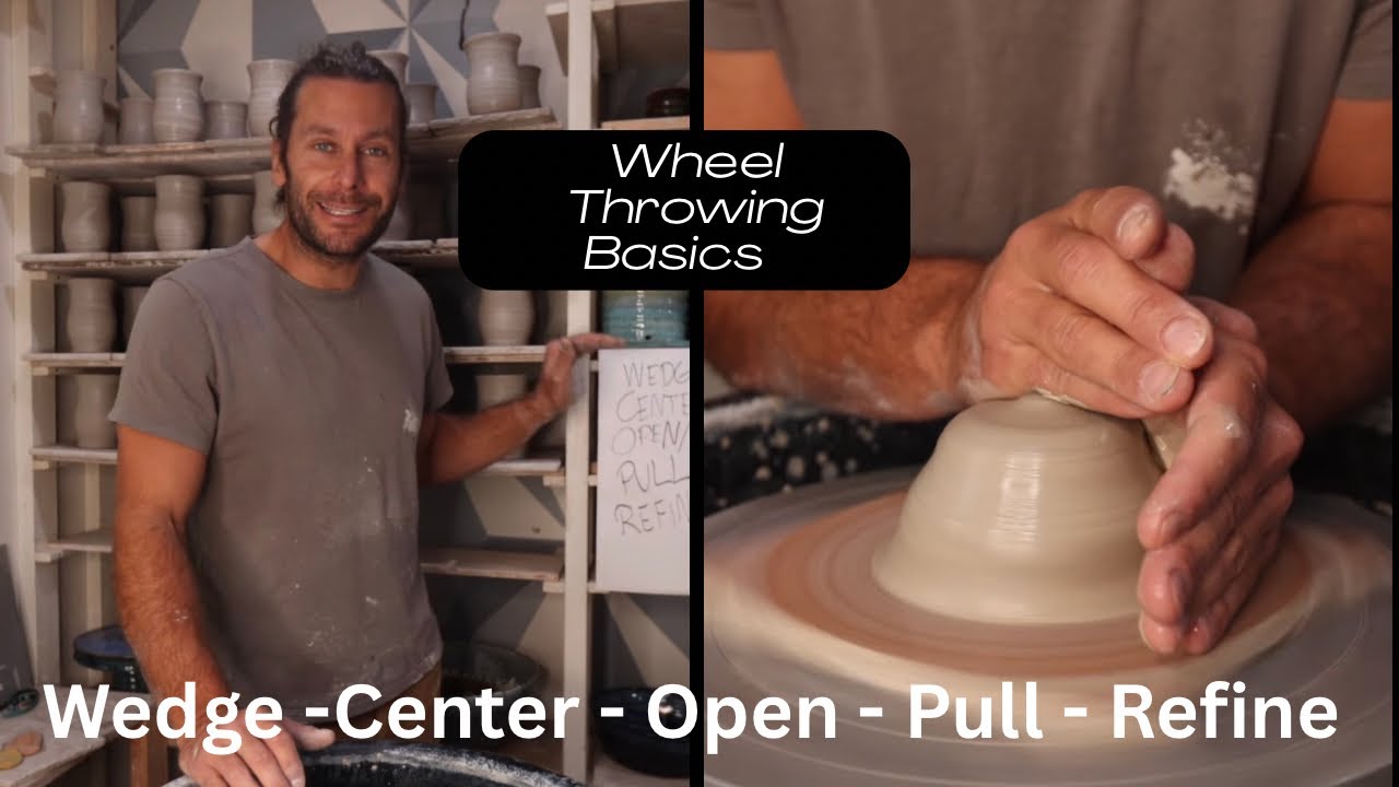 Wheel Throwing Basics - 5 steps to throwing POTS on the Potter's Wheel ...