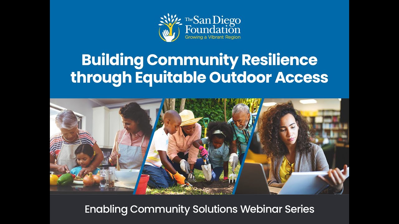 Building Community Resilience Through Equitable Outdoor Access - YouTube
