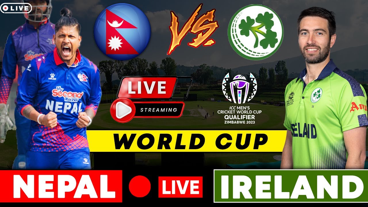 Nepal vs Ireland 🔴Live | Watch live streaming IRE vs NEP | ICC Cricket ...