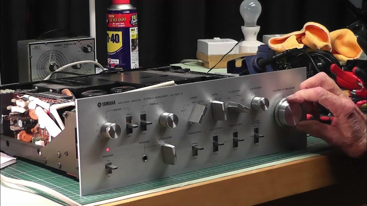 Yamaha Amplifier Repair - YouTube
