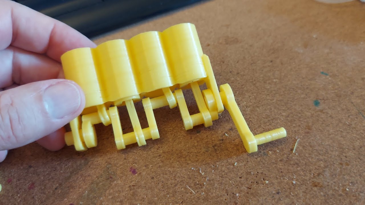 4 cylinder engine by sirmakesalot on Thingiverse 10761 - YouTube