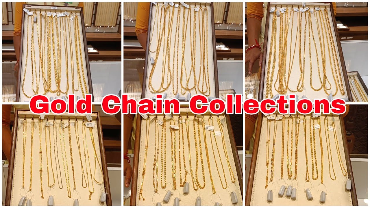 Sree Kumaran Thangamaligai Gold Chain Collections | Short Chain | Gold ...