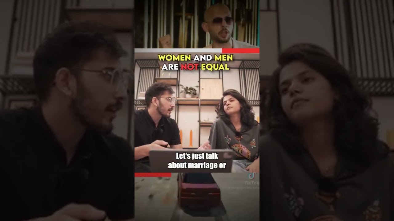 Indians React to Andrew Tate. Women and Men aren't equal. - YouTube
