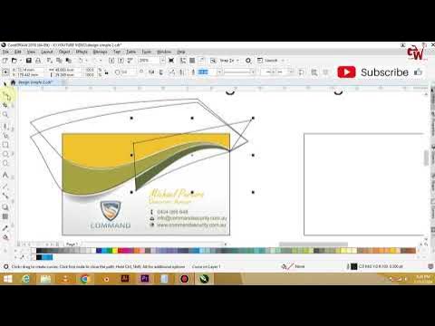 Designing a Visiting Card in CorelDRAW: Easy and Quick Guide ...
