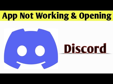 Discord App Not Working & Opening Crashing Problem Solved - YouTube