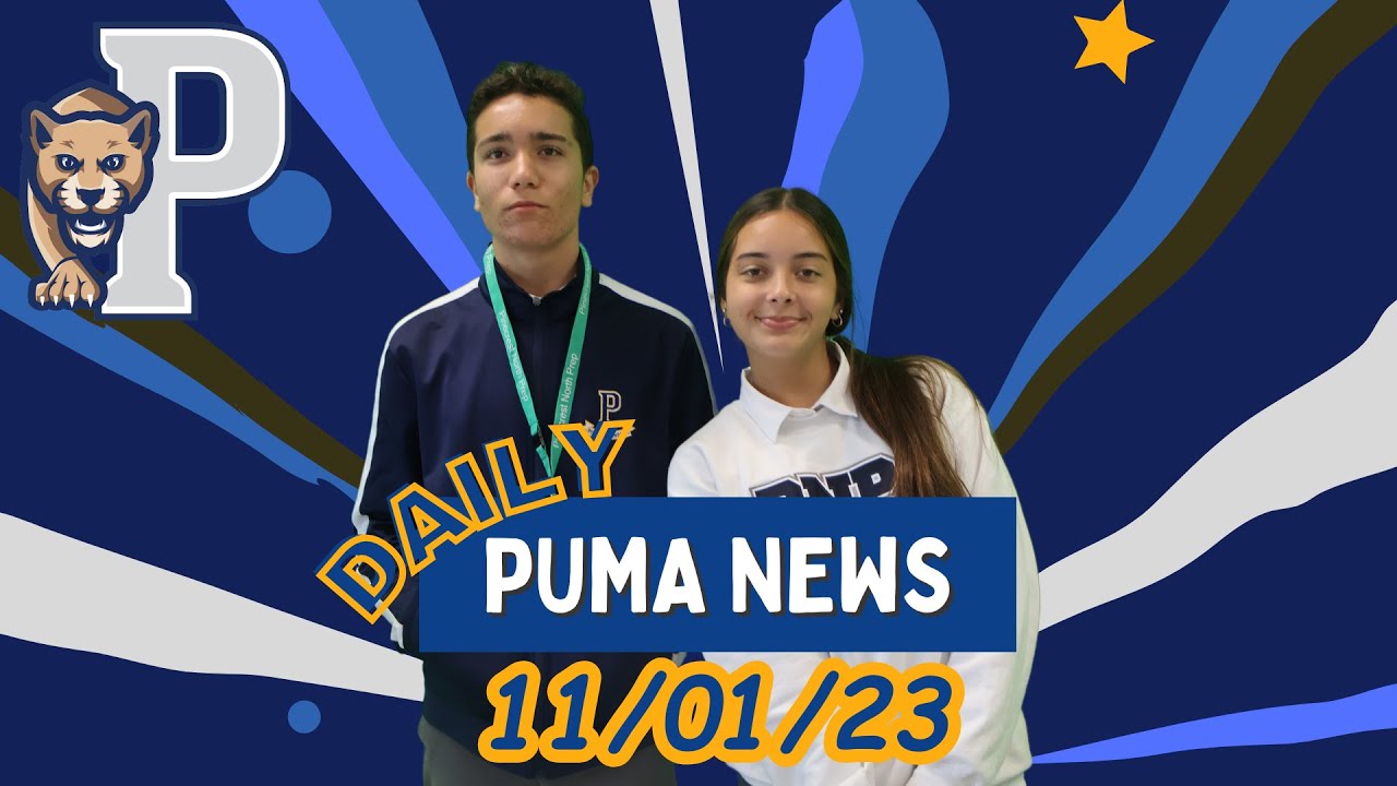 11-1-23 Puma News (Food Drive Interview) - YouTube
