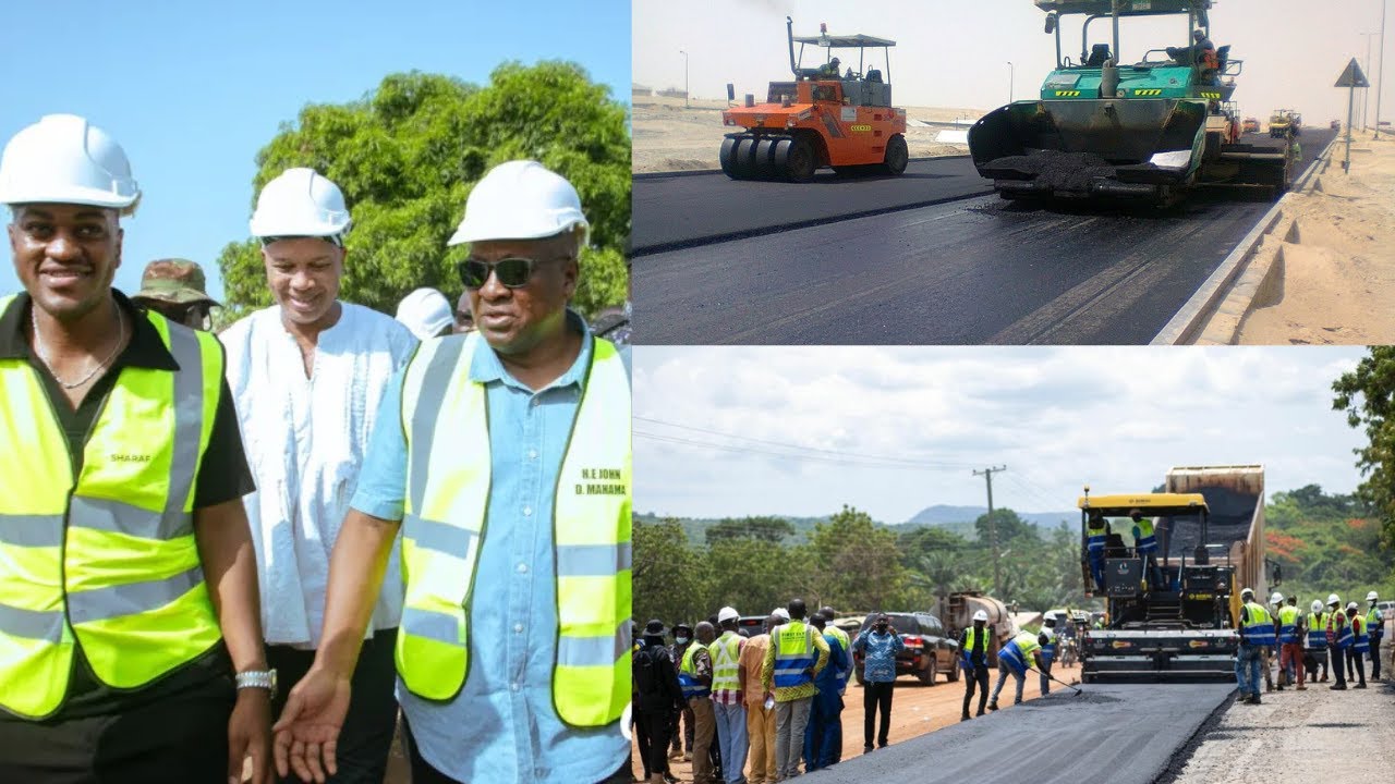 WOW! Mahama Begin Ultra Modern Road At Nsawam As Ghanaians Hails NDC ...