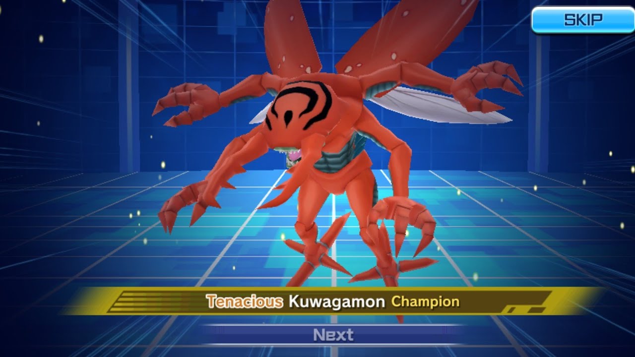 DIGIMON SURVIVE_Kuwagamon Digivolution line - YouTube