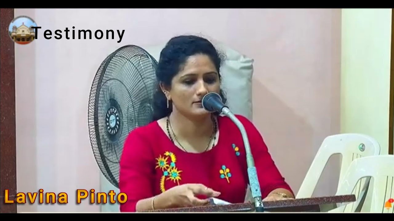 Testimony By Lavina Pinto | Moodabidri - YouTube
