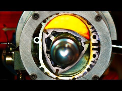 See Thru Rotary Engine in Slow Motion - (Wankel Engine) 4K | Safe ...