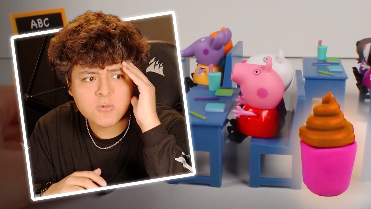 ALECCHI reacciona a PEPPA SE HACE CACA EN CLASE 💀 - YouTube