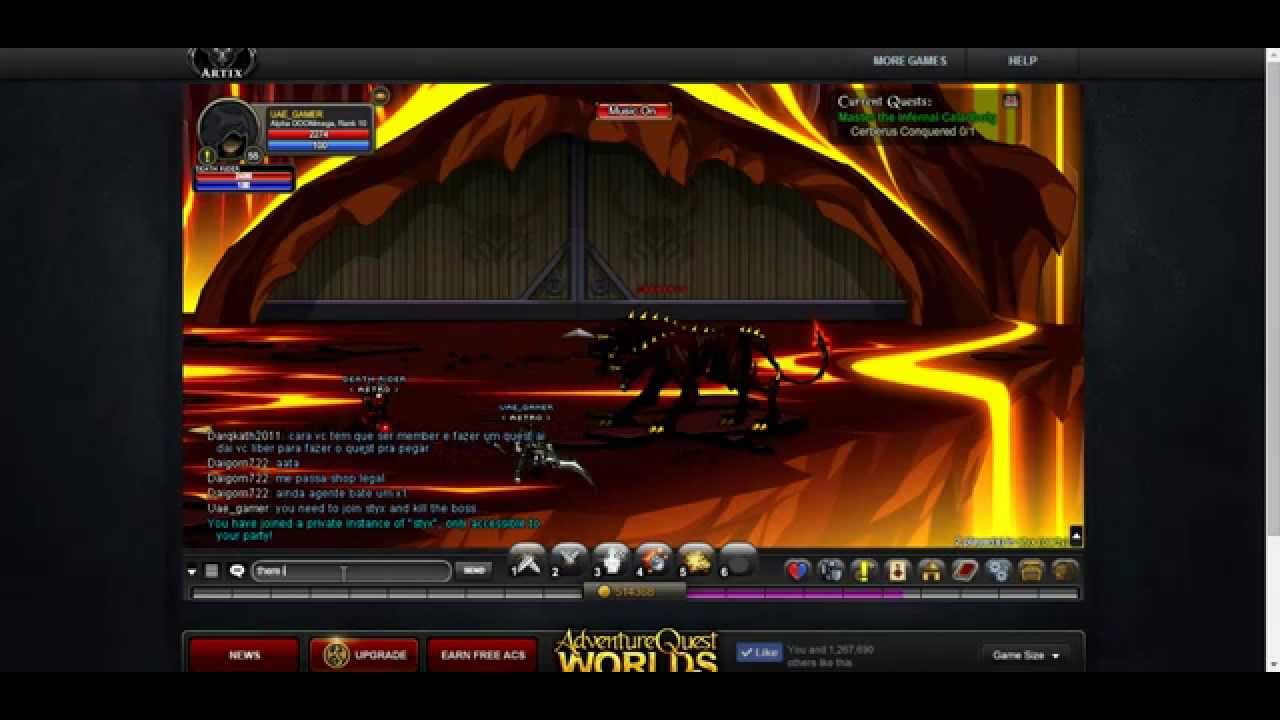 Aqw how to get Infernal Caladbolg Daggers - YouTube