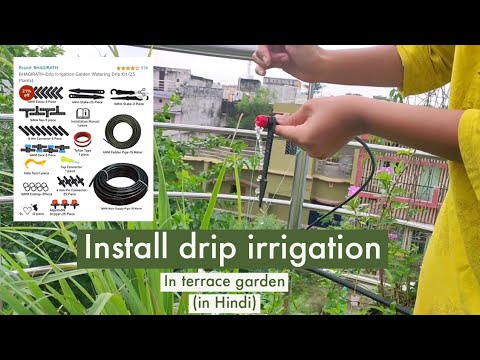 how to install drip irrigation system and review/ easy installation for ...