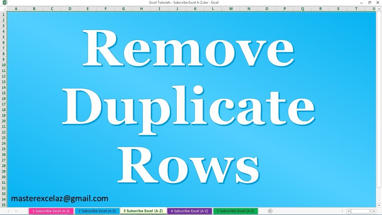 How To Remove Duplicate Rows In Power Query Editor MS Excel 2016 YouTube How To Remove Duplicate Rows In Power Query Editor MS Excel 2016 YouTube