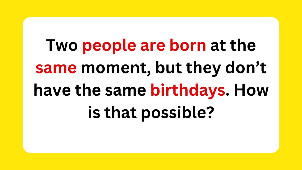 CAN YOU SOLVE THESE GENIUS RIDDLES? 🧩 | 10 TRICKY BRAIN TEASERS 🧠 ...