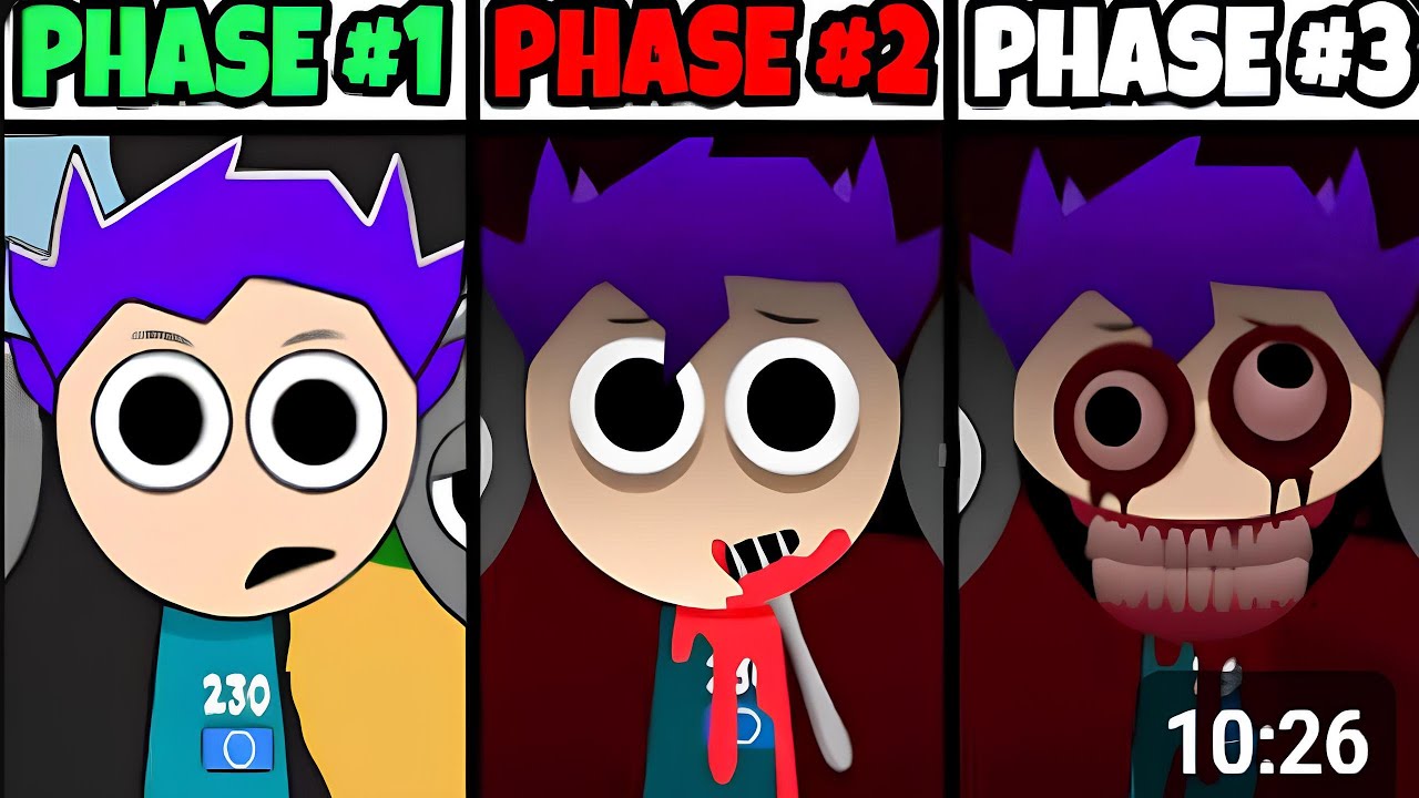 Incredibox Sprunki But SQUIDKI Phase 1 Vs Phase 2 Vs Phase 3! CUTE VS ...