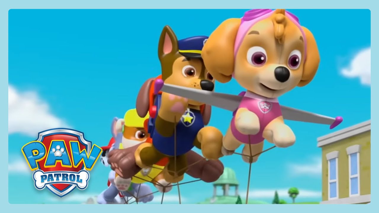 The Paw Patrol Big Balloon Parade | Paw Patrol | Wildbrain Niños - YouTube