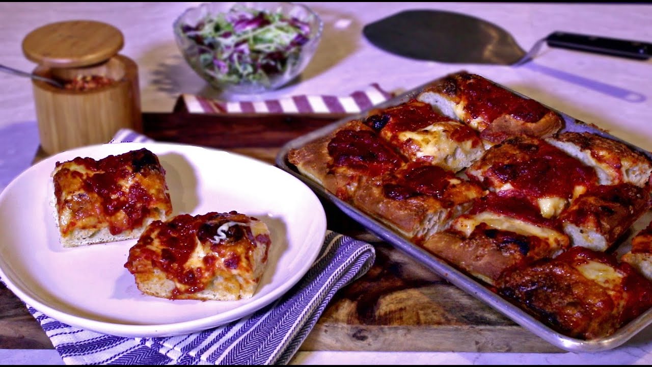 How to Make Racer Stripe Pizza - YouTube