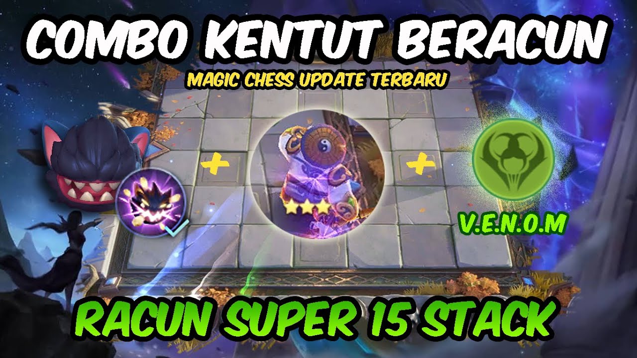 THARZ 3 X CADIA VENOM !! COMBO KENTUT BERACUN 15 STACK -- ARCHER DAN ...