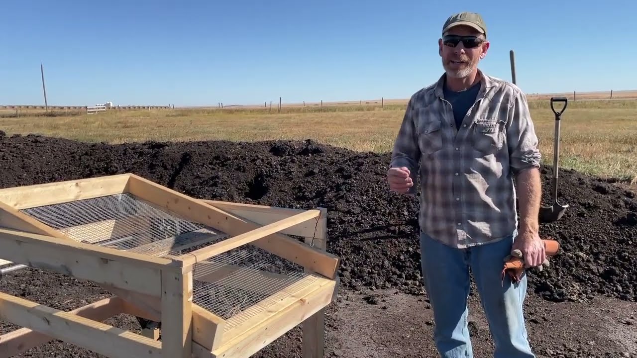 Homemade compost sifter. - YouTube