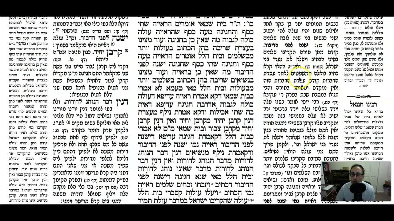 Chagigah Daf 6a Daf Yomi Gemara (Talmud) Meseches Chagigah - YouTube