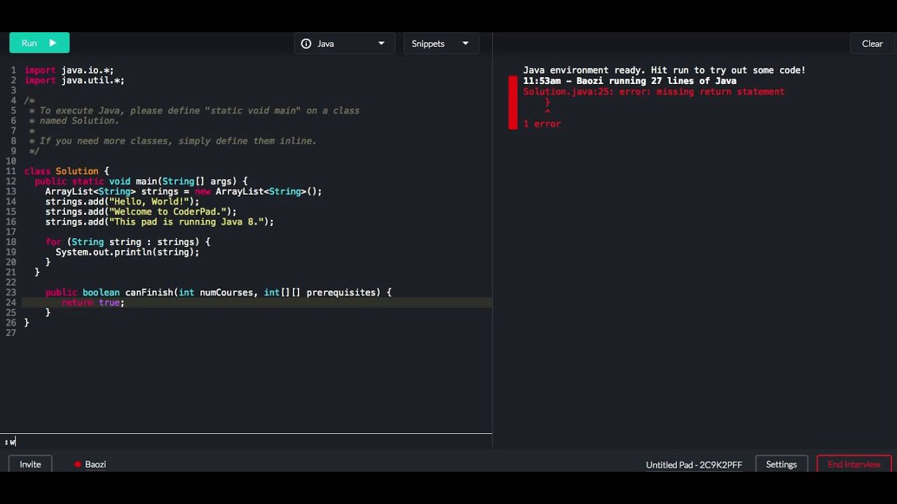 Baozi Training Leetcode 207 Solution Course Schedule Bfs Youtube