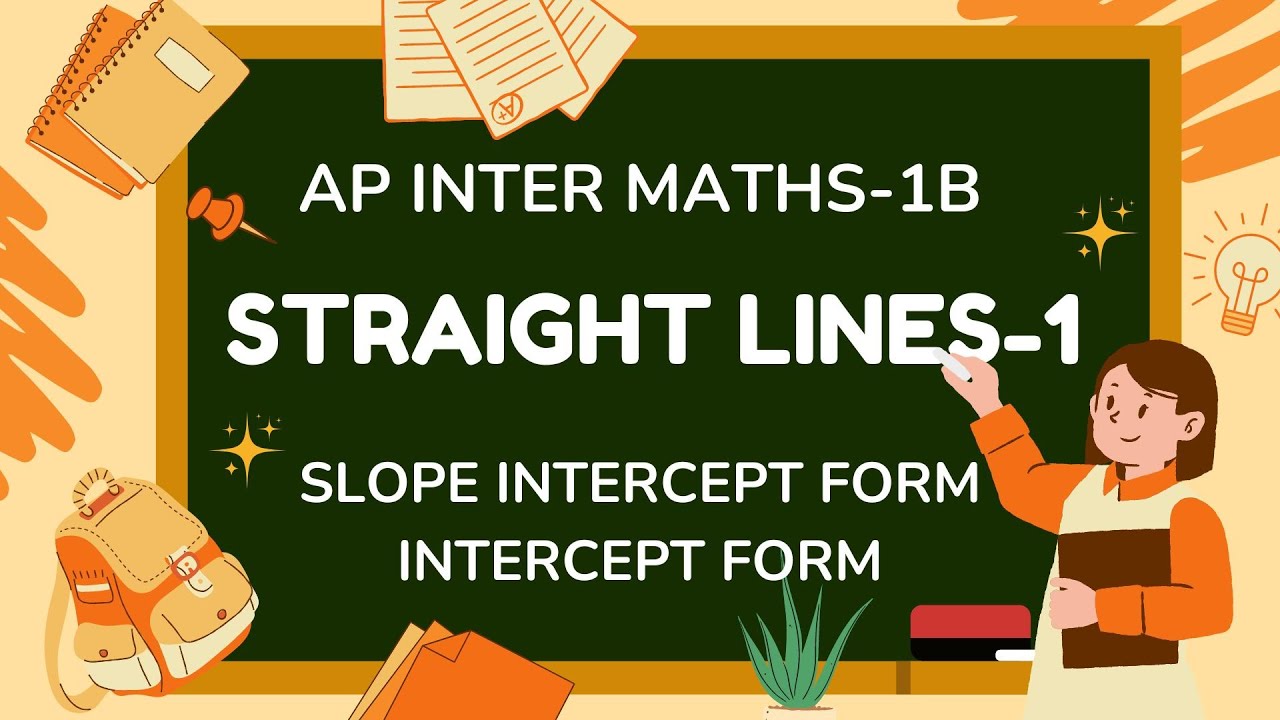 AP INTER 1ST YEAR - MATHS 1B - IMPORTANT QUESTIONS - SLOPE INTERCEPT ...