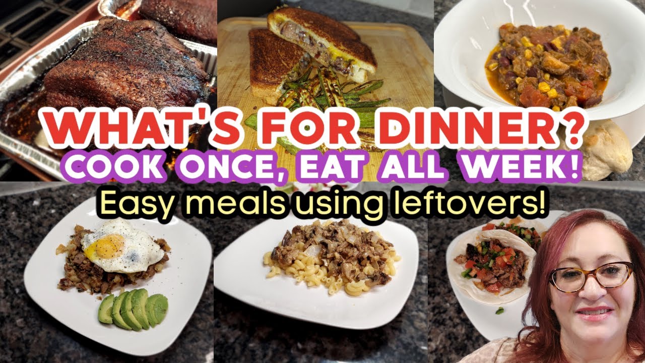 WHATS FOR DINNER | EASY MEALS USING LEFTOVERS | BUDGET FRIENDLY ...