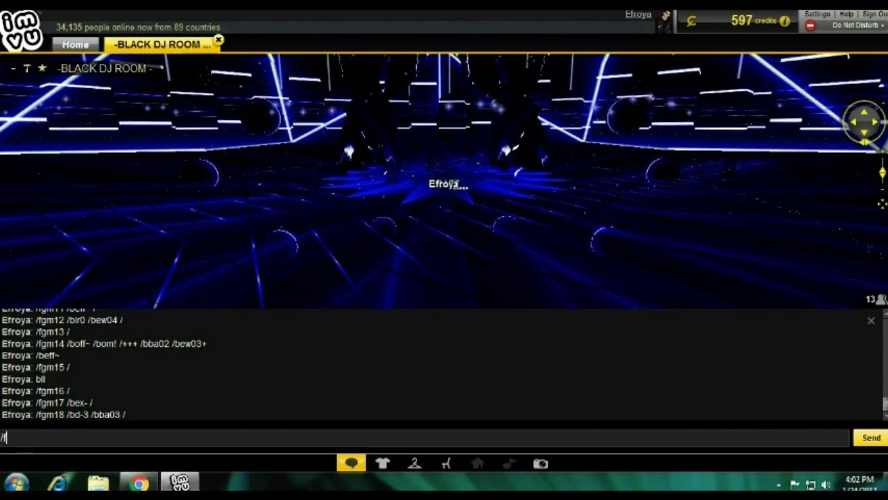 IMVU INTRODUCE IMVU BLUE SET LIGHT ! - YouTube