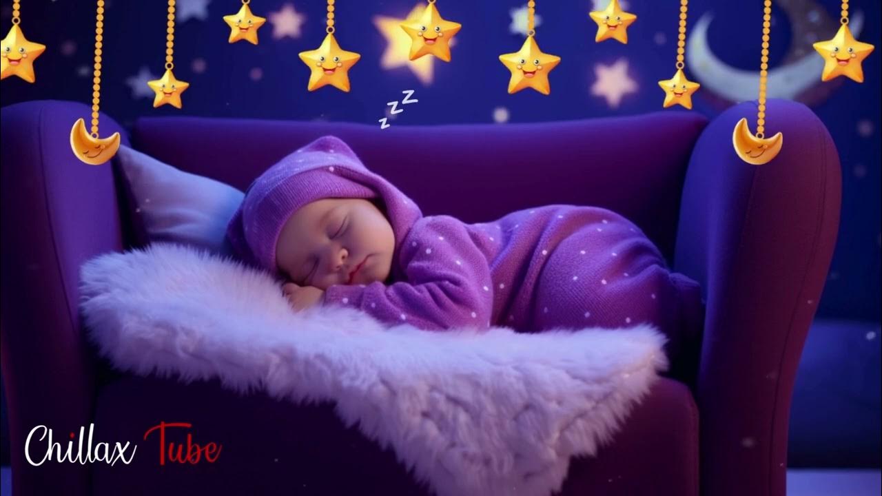 Relaxing Bedtime Music 💤 Sleeping Music for Babies🌛 Baby Sleep Music, Mozart Brahms, Lullaby ...