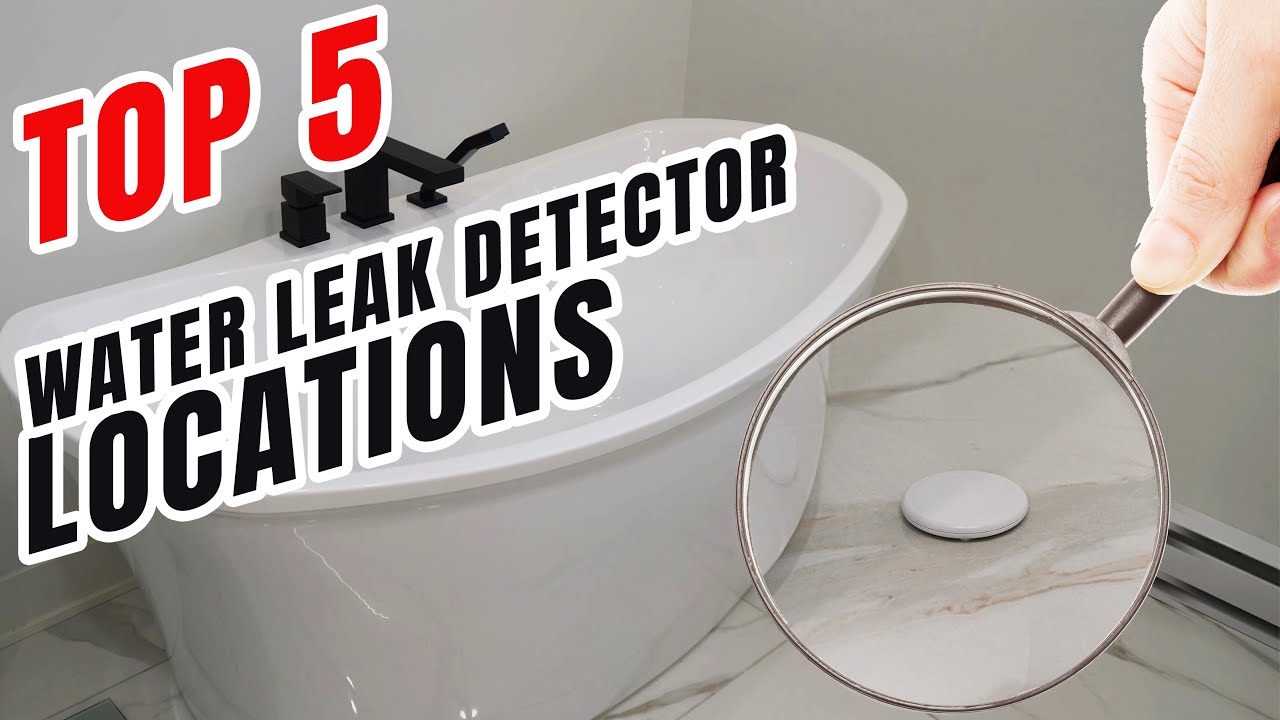 Where To Install Water Leak Detectors (Best Locations) - YouTube