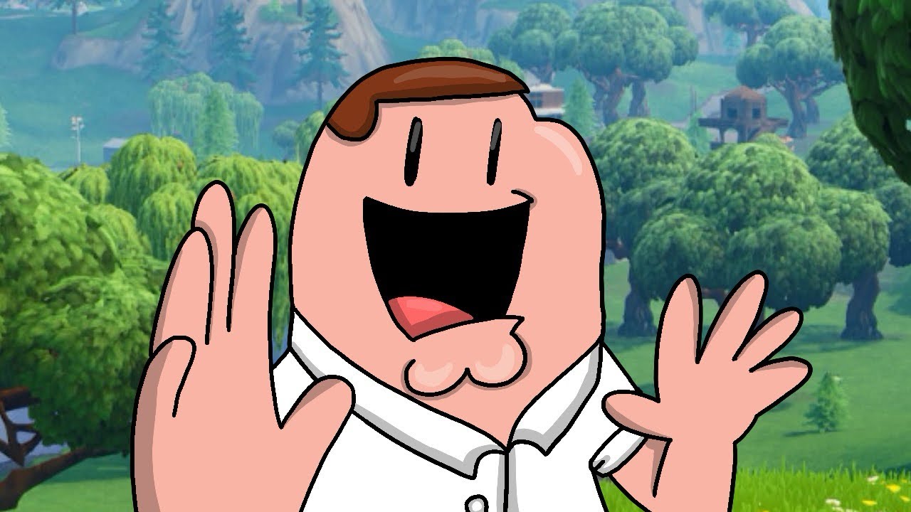 Peter Griffin saves the world by entering Fortnite - YouTube