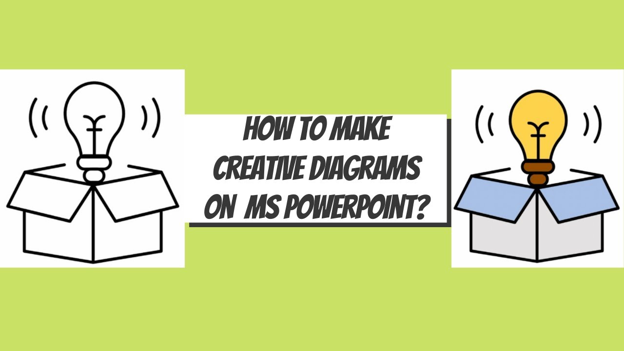 How to make creative diagrams in MS PowerPoint? - YouTube