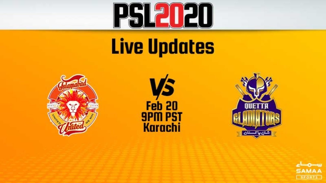 PSL 5 LIVE STREAM 1ST MATCH QUETTA VS ISLAMABAD - YouTube
