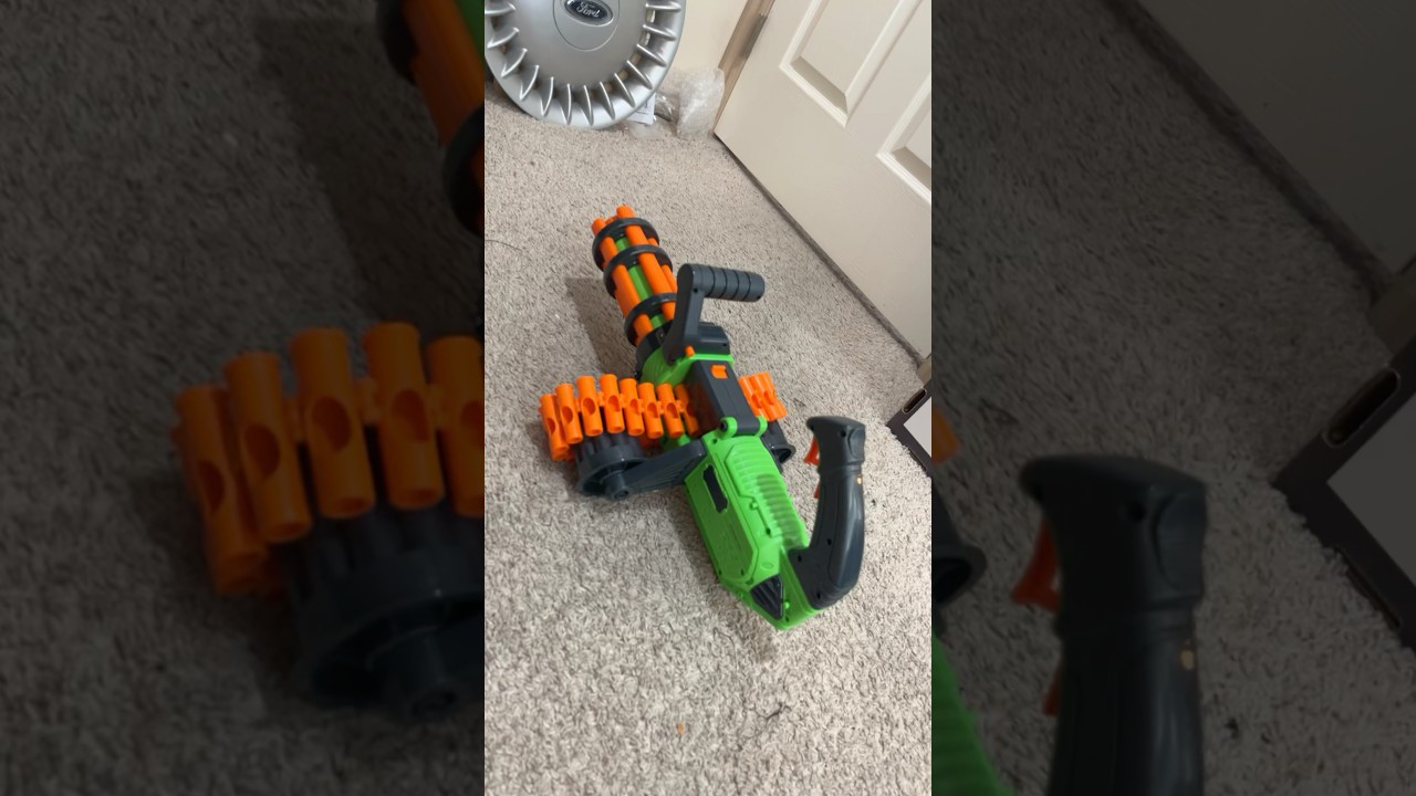 Nerf minigun horrible edit - YouTube