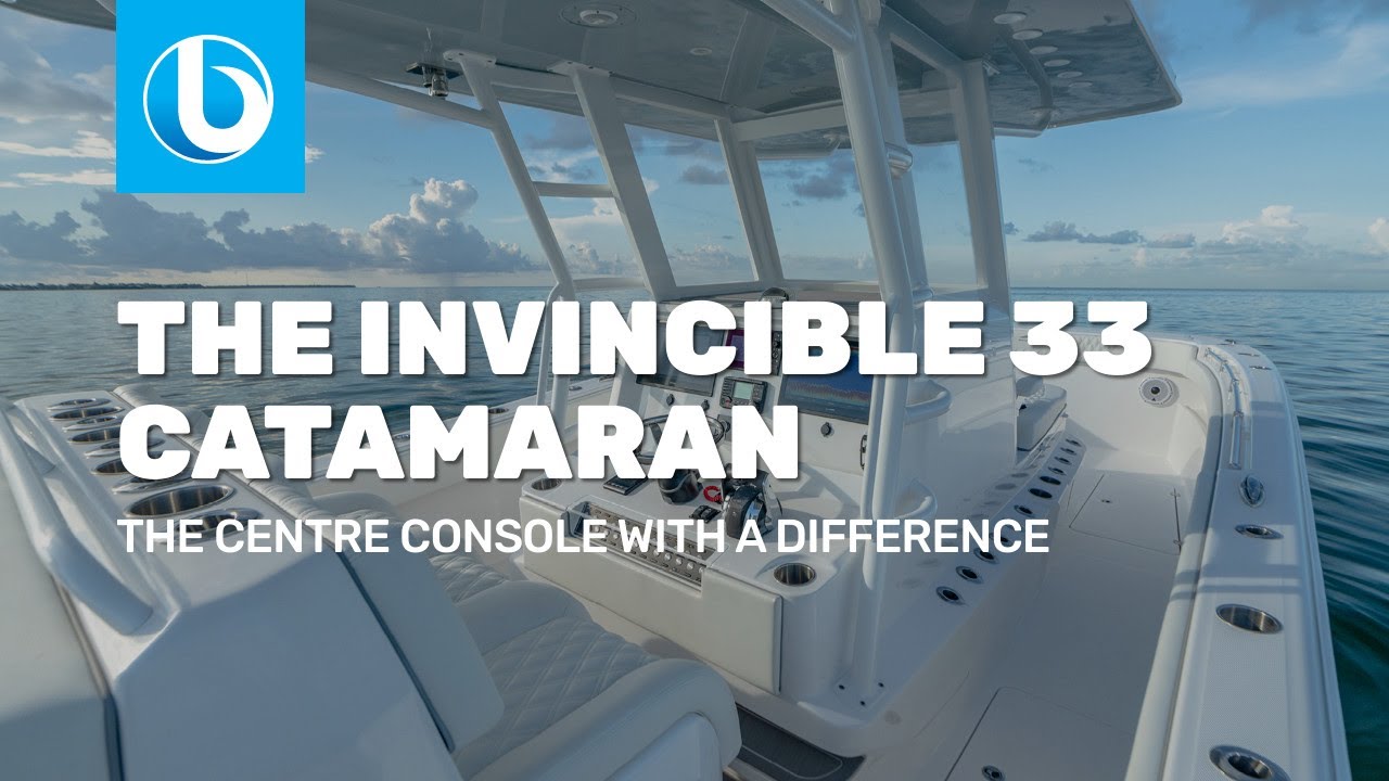 The Invincible 33 Catamaran - The Centre Console with a Difference ...