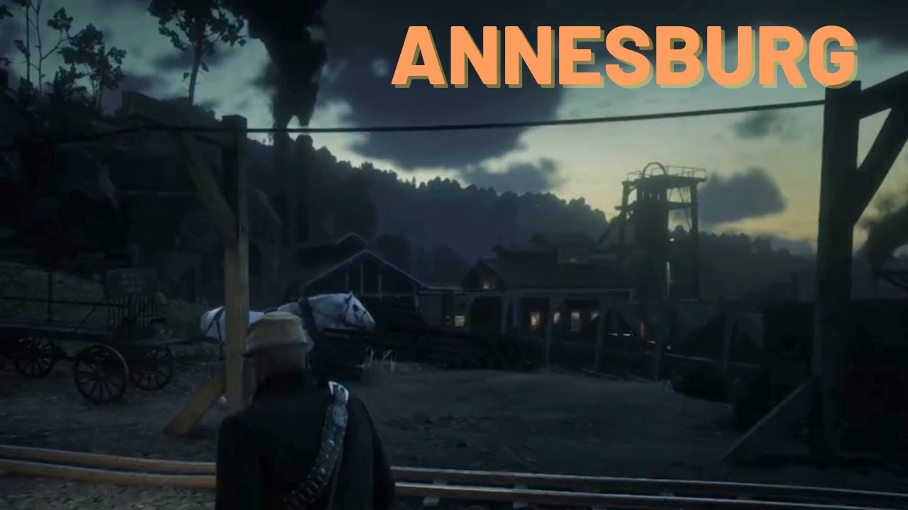 Annesburg (Night) - Sights and Sounds of RDR2 - YouTube