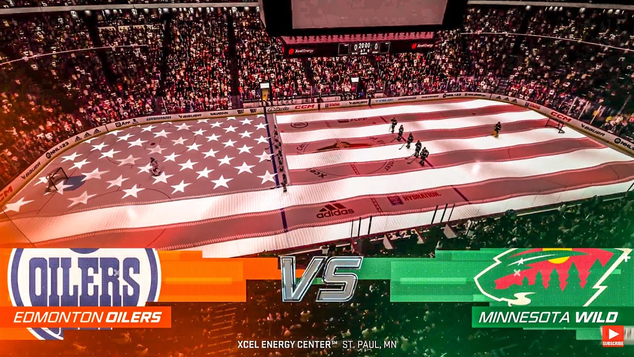 Edmonton Oilers vs Minnesota Wild 12/12/2022 NHL 23 Gameplay (No Audio ...