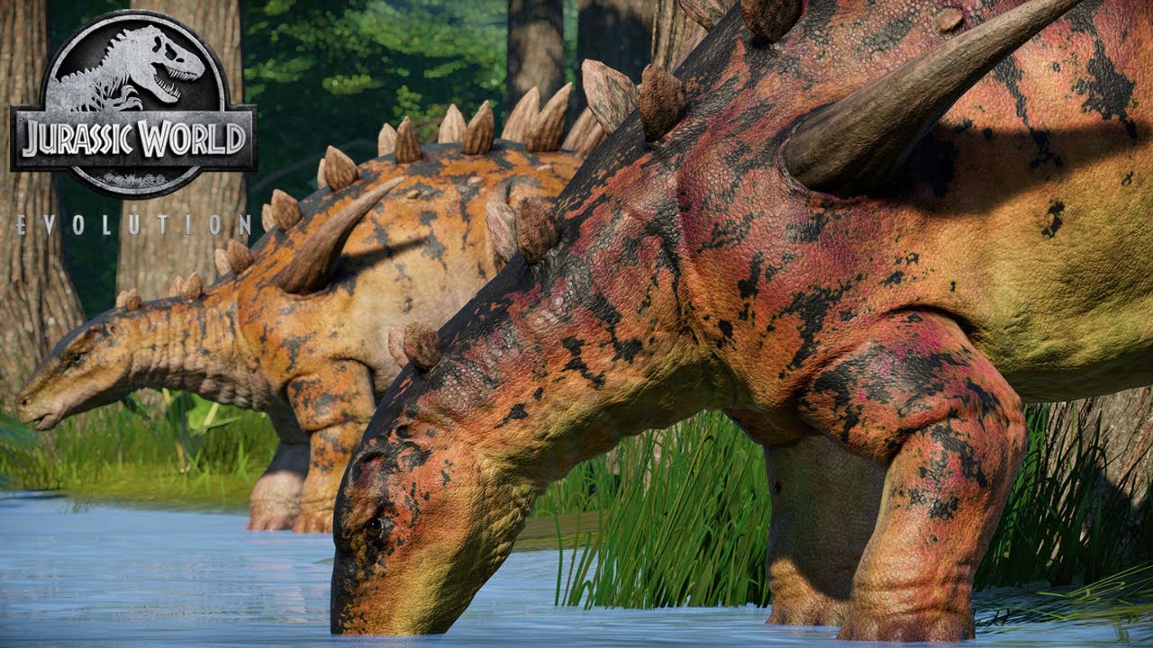 Huayangosaurus || All Skins Showcased - Jurassic World Evolution - YouTube