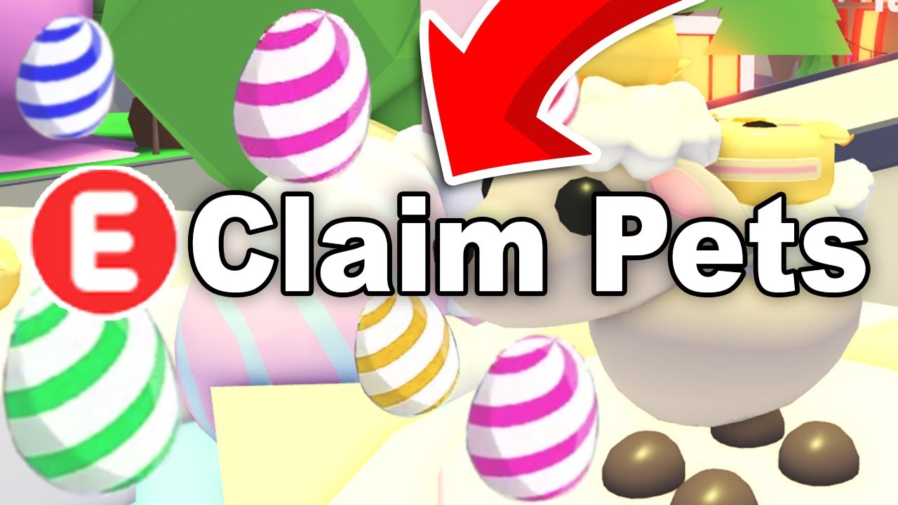 This *SECRET* Place Gives DREAM PETS For FREE In Adopt Me Easter Lamb ...