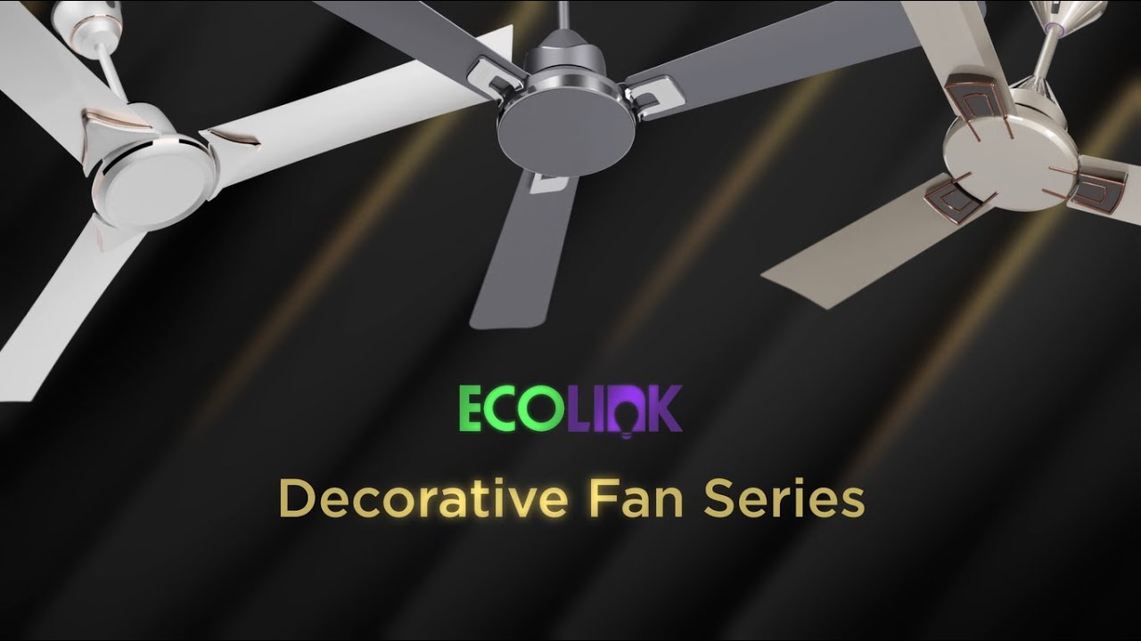 EcoLink's New Range of Decorative Fans - YouTube
