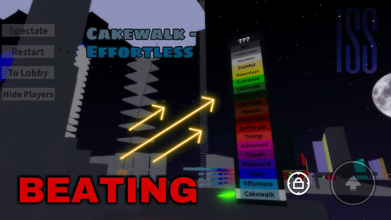 Beating Laney’s difficulty chart Obby Cakewalk - Effortless | ROBLOX ...