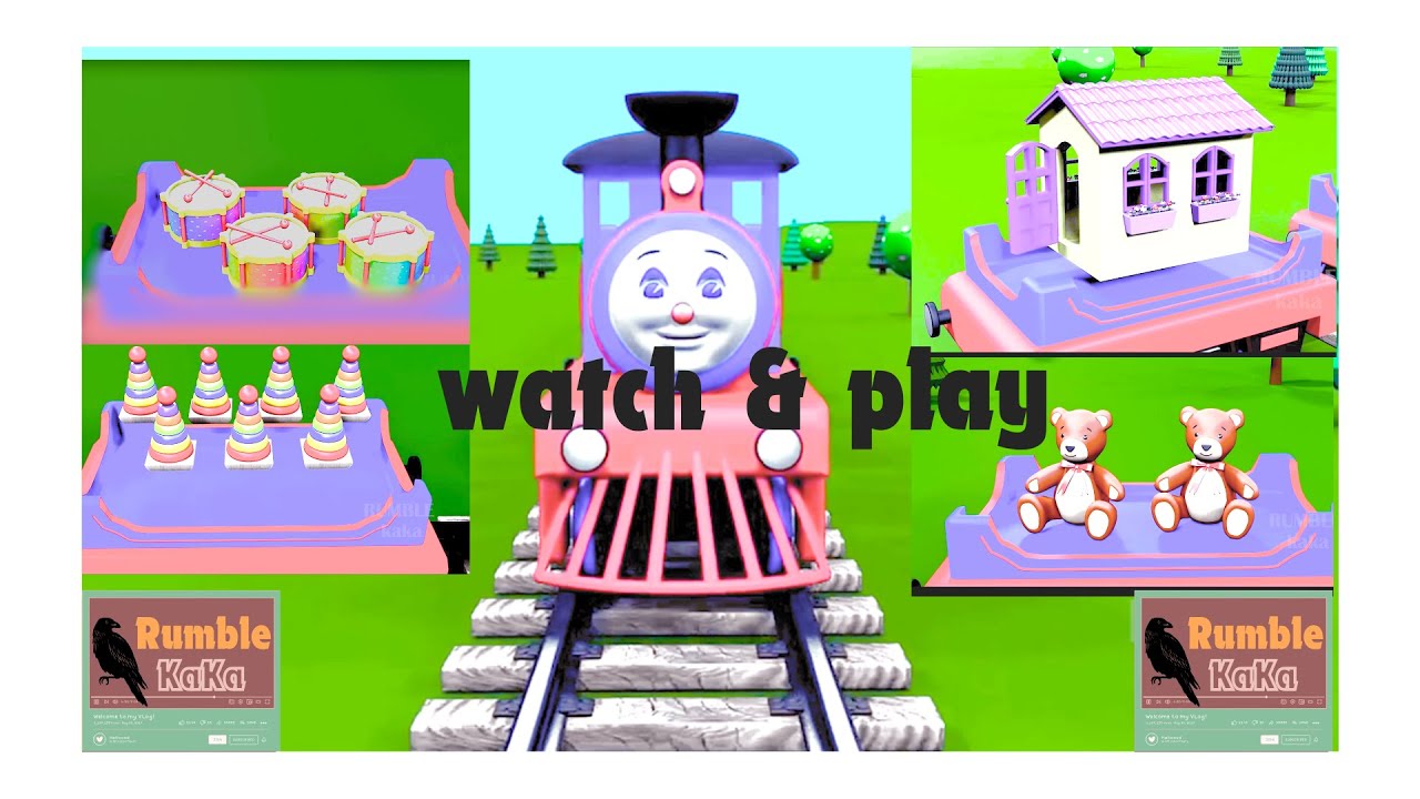 fun childrens video,train animation ,train videos,children videos ...