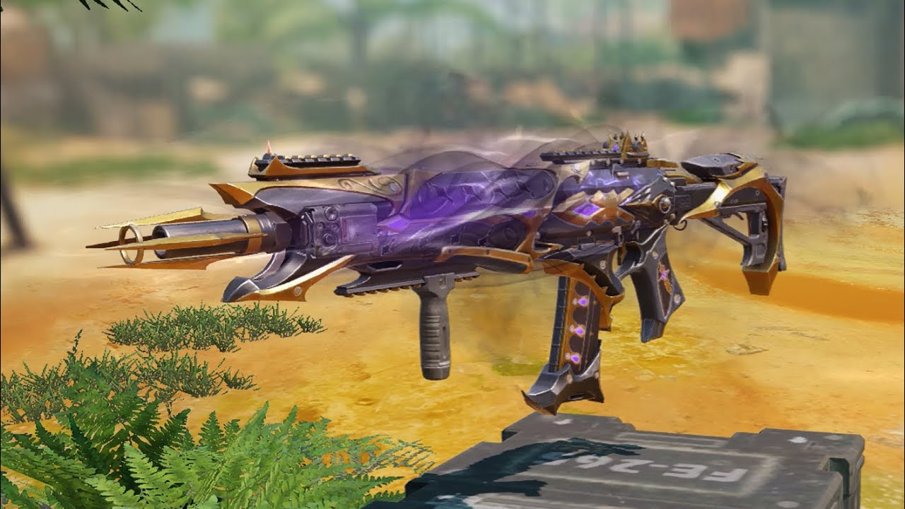 New Legendary M4 - [ Black Gold Royal ] | COD Mobile - YouTube