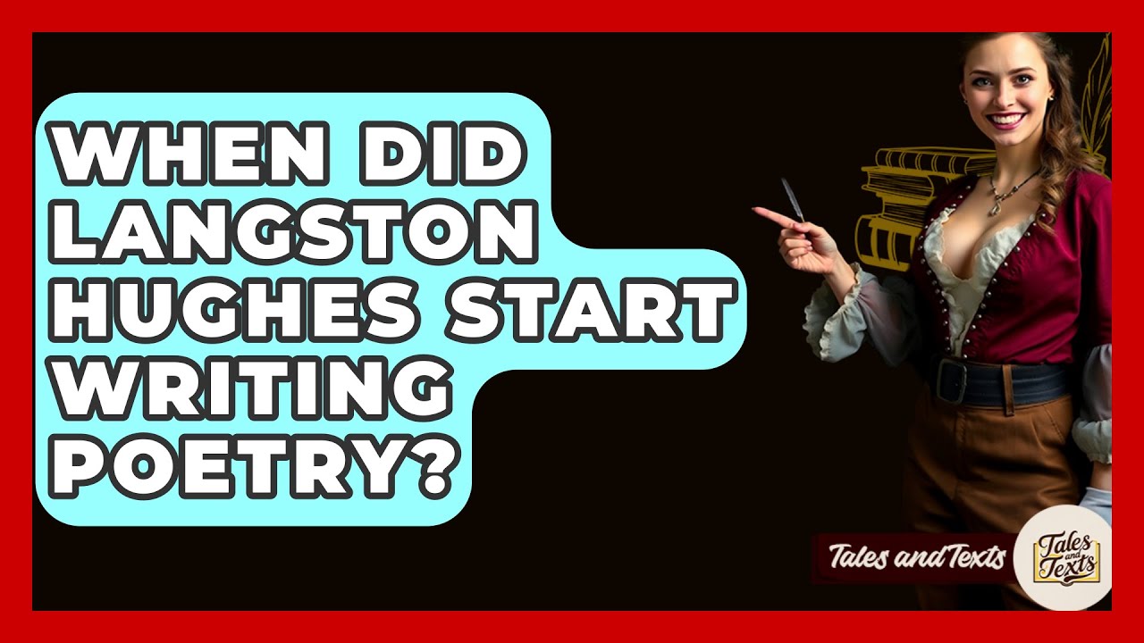 When Did Langston Hughes Start Writing Poetry? - Tales And Texts - YouTube