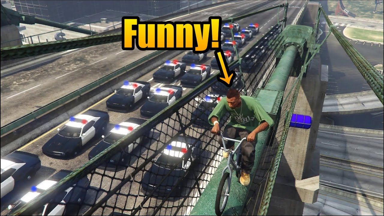 FUNNIEST FAILS IN GTA 5 - YouTube