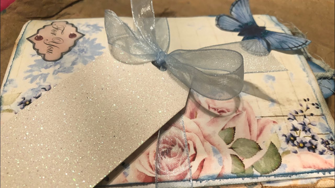 3 envelope ephemera folio using digital papers by Antonio Makes # ...