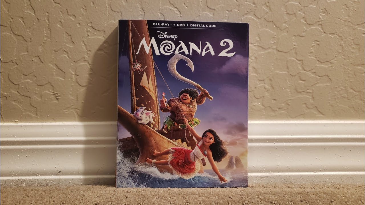 Moana 2 Blu-Ray DVD Digital Unboxing - YouTube
